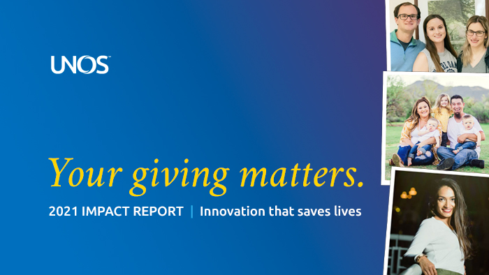 Your impact 2021 | UNOS