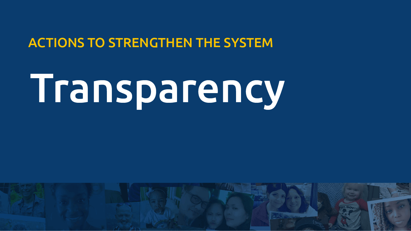 Increase transparency in OPO, hospital and system performance | UNOS