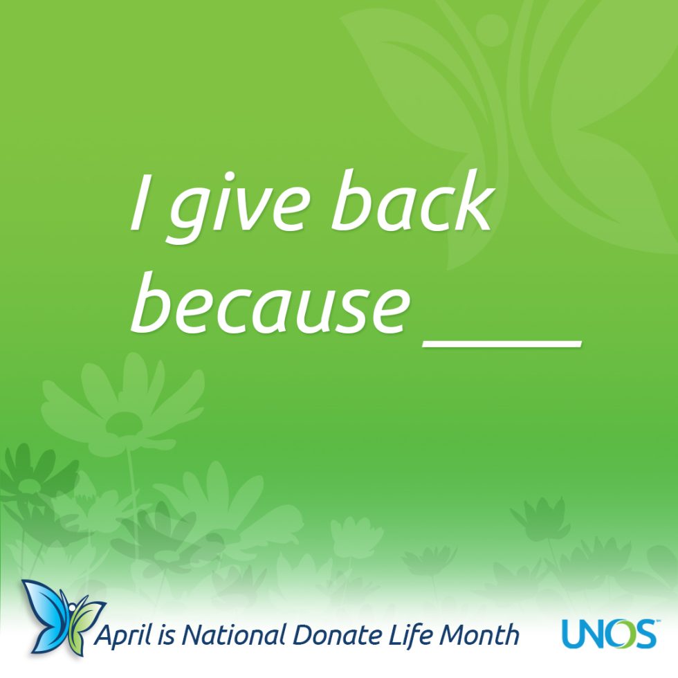 National Donate Life Month | UNOS
